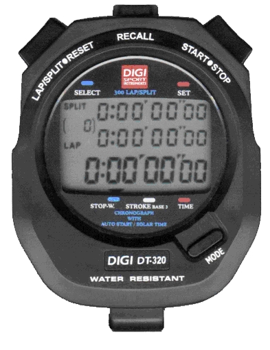 Sports Technology Stopwatches Fcxjtu Sports Stopwatch Timer Black Digital Single Lap Split